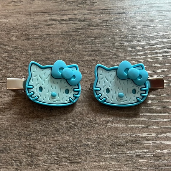 Handmade | Accessories | Hello Kitty Hair Clips | Poshmark